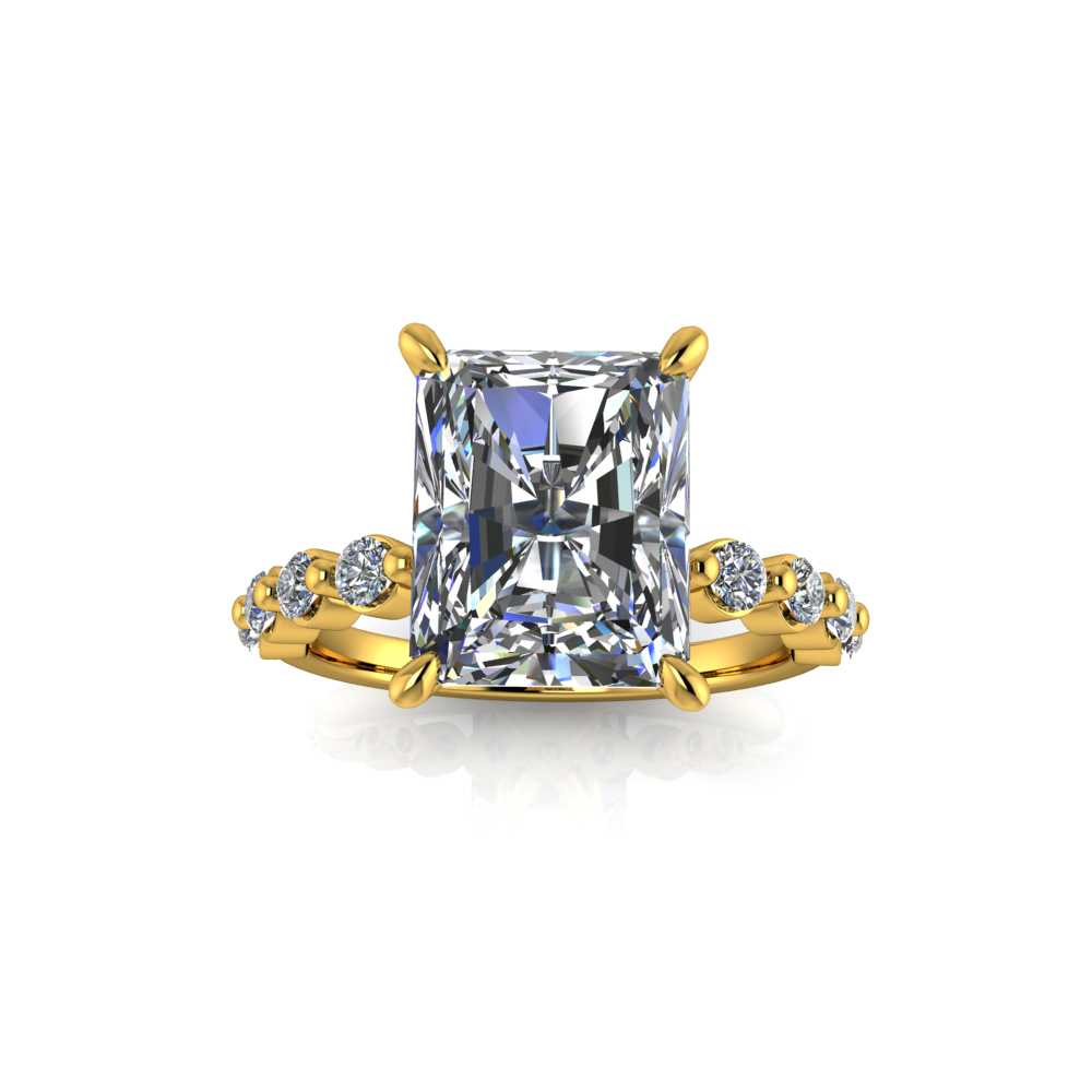 Radiant cut Engagement Rings | Michael Arthur | Australia – Michael ...