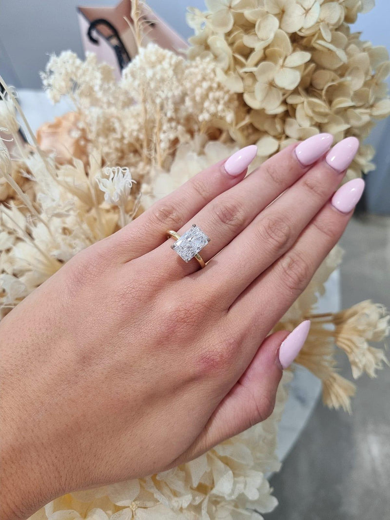 Radiant cut Engagement Rings | Michael Arthur | Australia - Michael ...